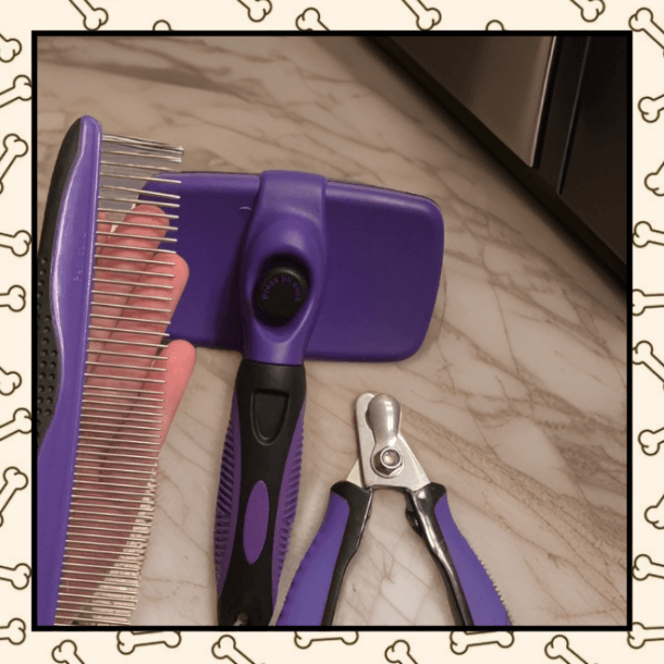 Ruff 'N Ruffus Self-Cleaning Slicker Brush Review - Life With My Dogs